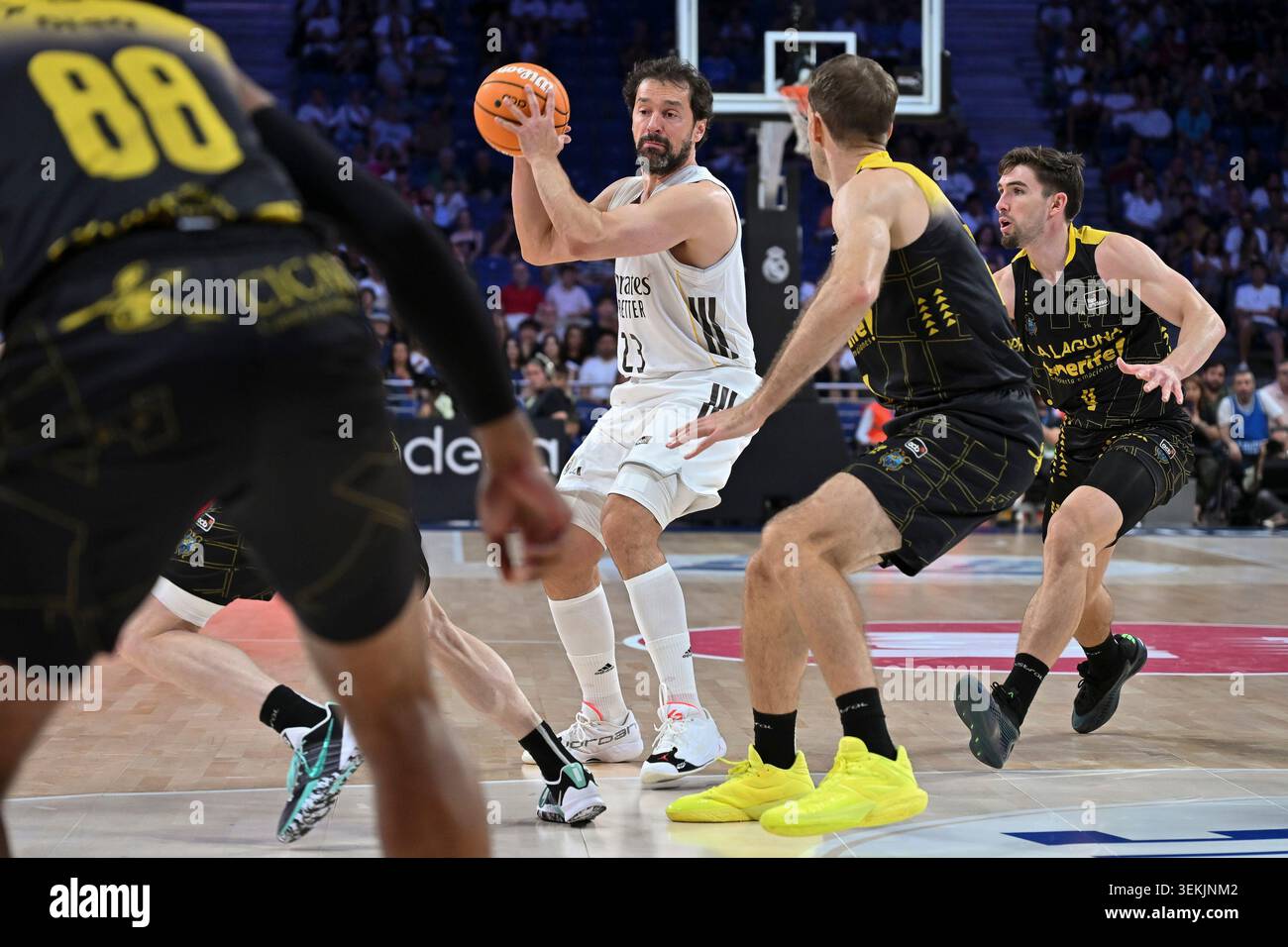 Sergio Llull of Real Madrid durante the Spanish basketball League ACB ...