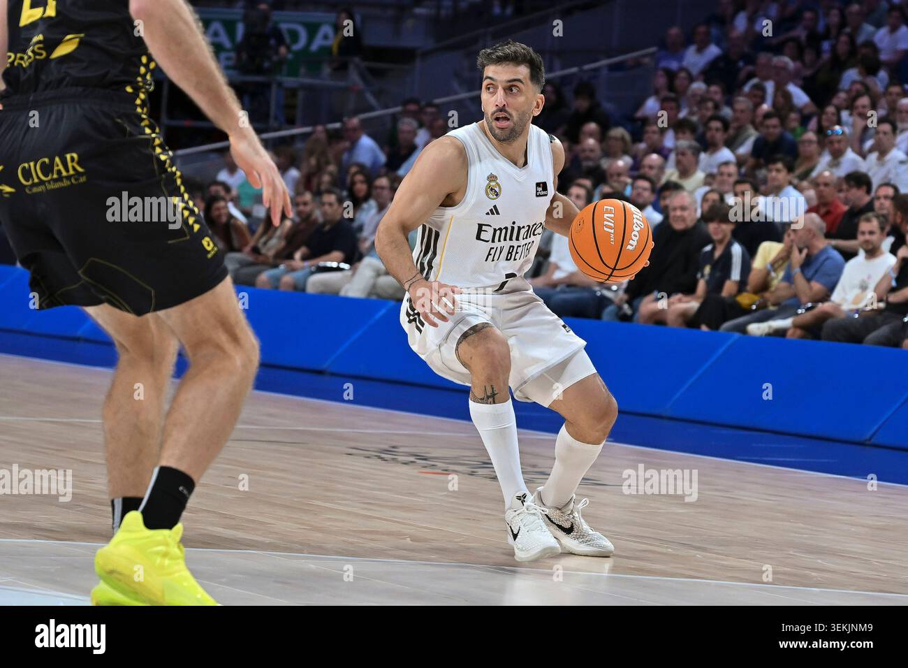 Facundo Campazzo of Real Madrid durante the Spanish basketball League ...