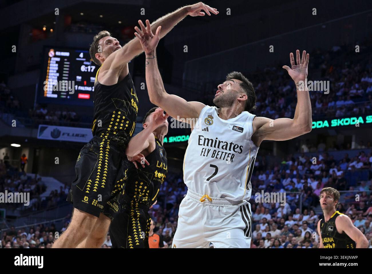 Facundo Campazzo of Real Madrid durante the Spanish basketball League ...