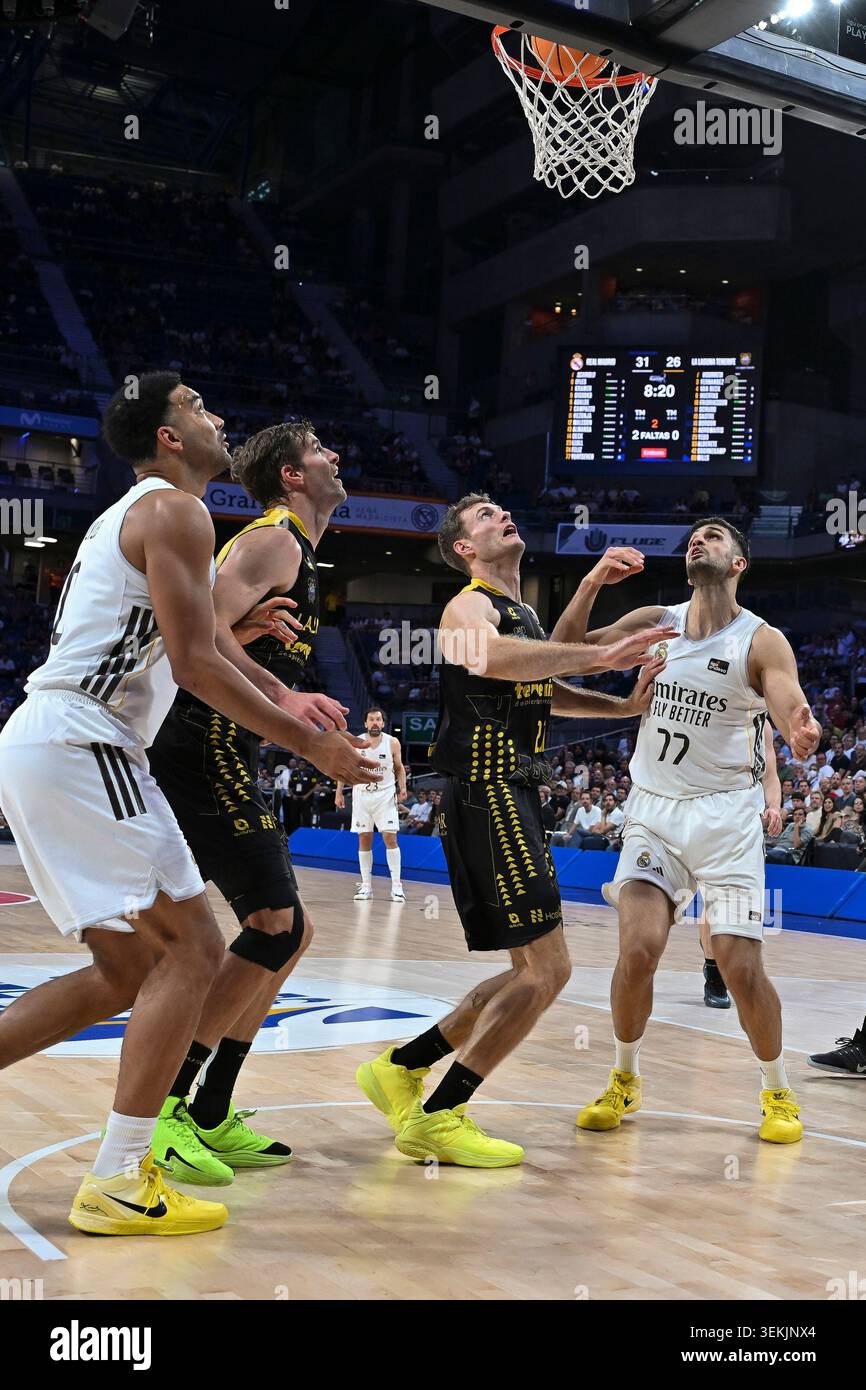 Omer Yurtseven of Real Madrid durante the Spanish basketball League ACB ...