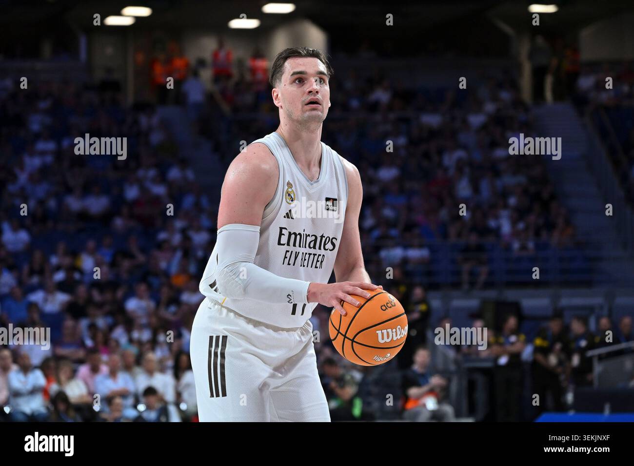 Mario Hezonja of Real Madrid durante the Spanish basketball League ACB ...