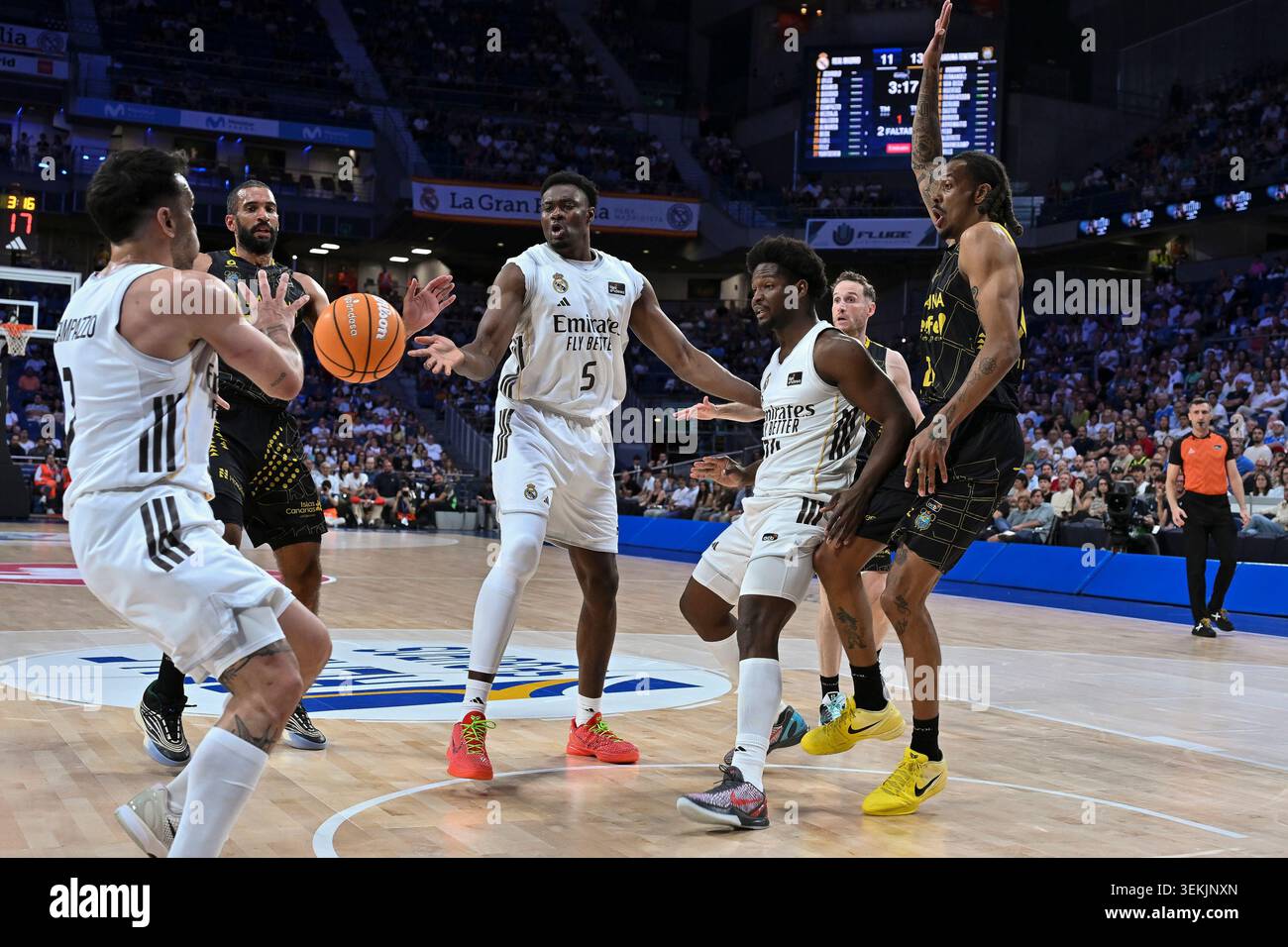 Andres Feliz of Real Madrid durante the Spanish basketball League ACB ...