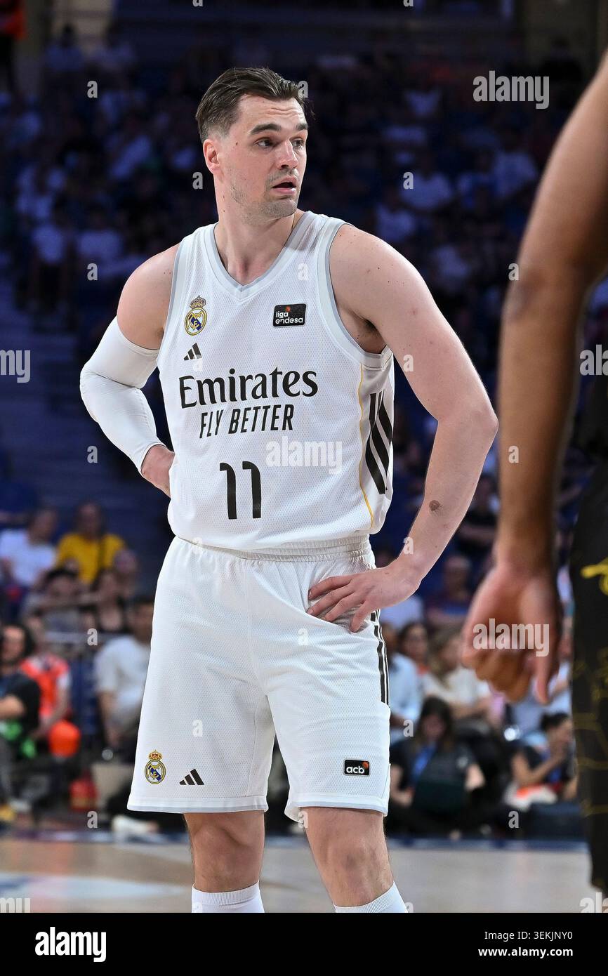 Mario Hezonja of Real Madrid durante the Spanish basketball League ACB ...