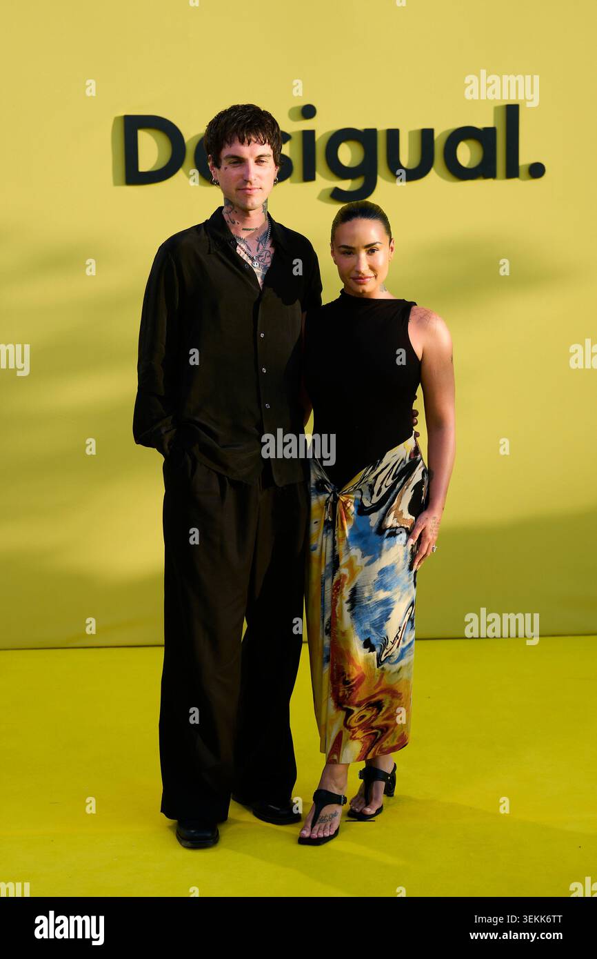 Ibiza. Spain. 20260602, Demi Lovato attends the launch of the ‘Desigual ...