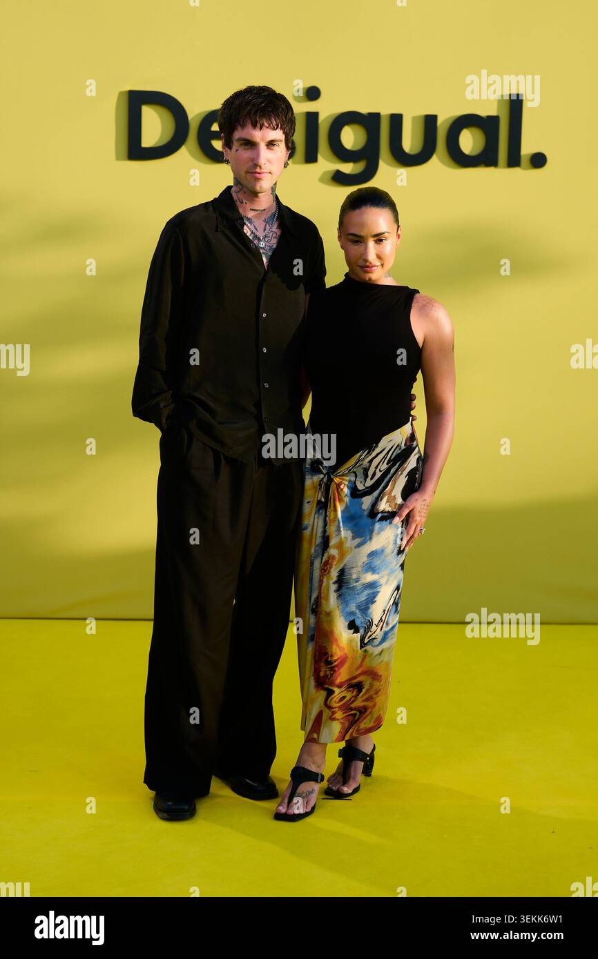 Ibiza. Spain. 20260602, Demi Lovato attends the launch of the ‘Desigual ...
