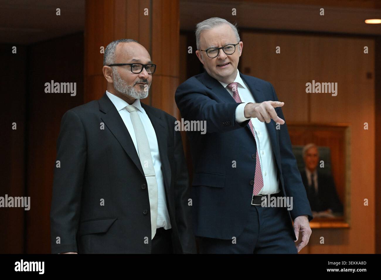 Canberra, Australia. 03rd June, 2026. Solomon Islands Prime Minister ...