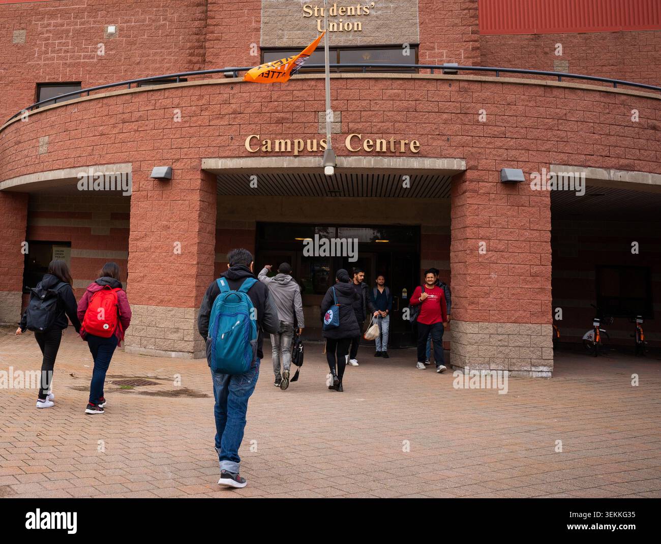 The Campus Centre is seen from Cape Breton University campus courtyard ...