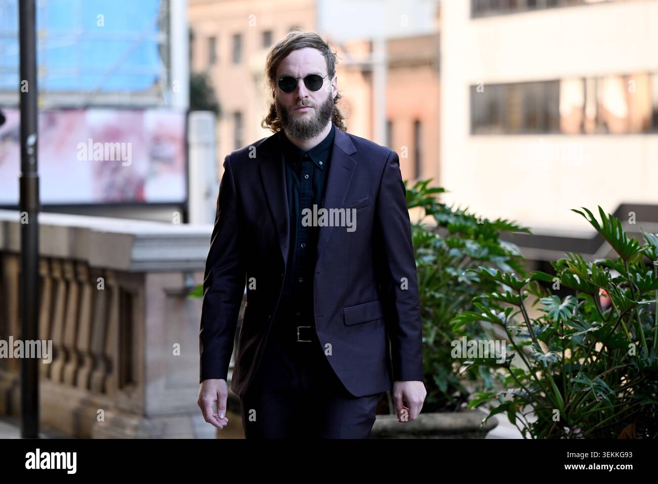 Joel Davis arrives at the Downing Centre Court, Sydney, Wednesday, June ...