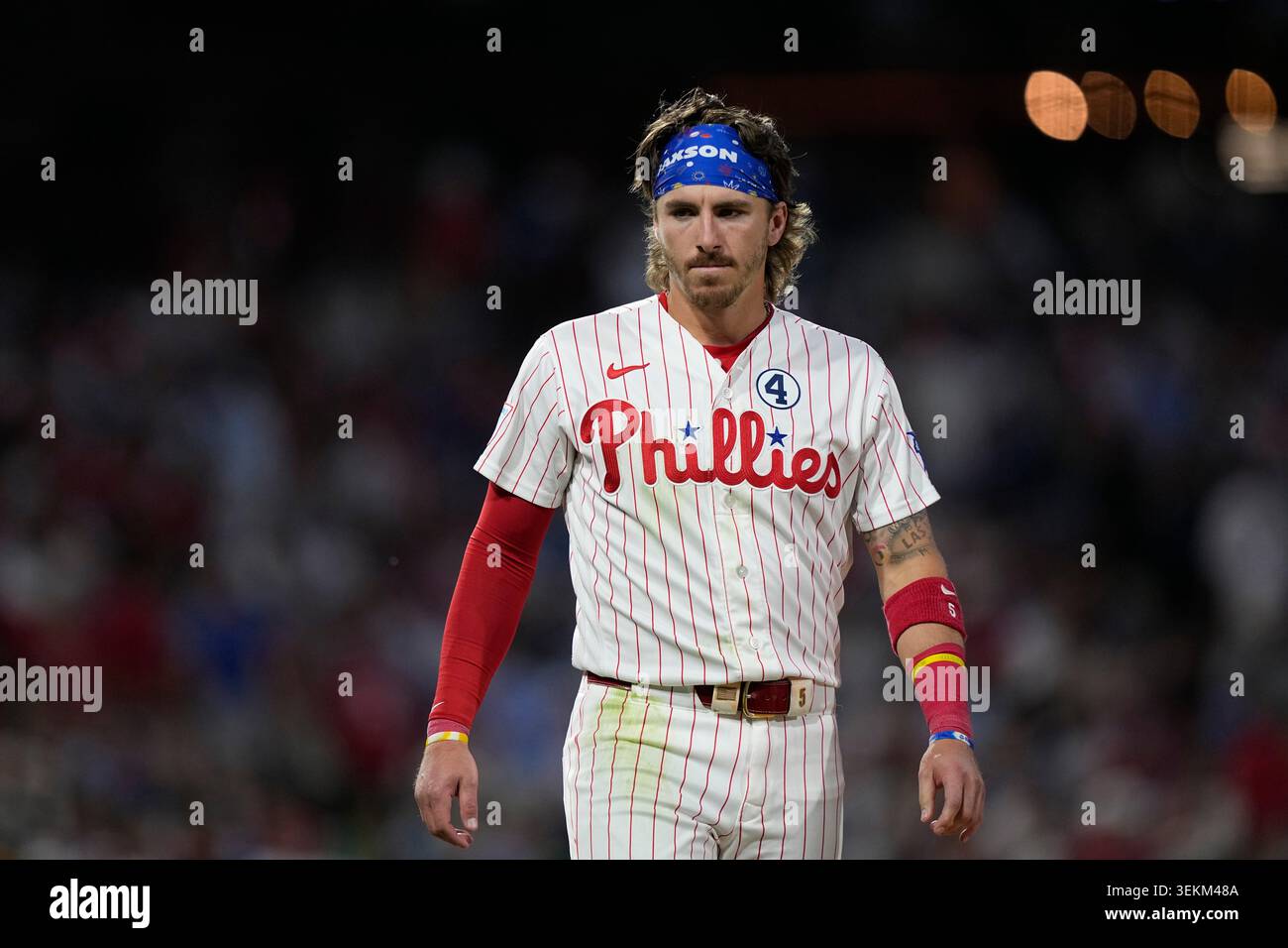 Philadelphia Phillies' Bryson Stott plays during a baseball game ...