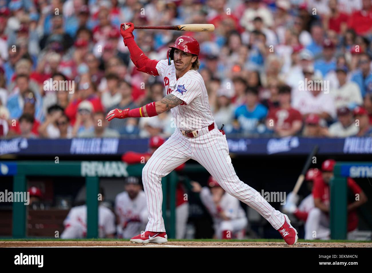 Philadelphia Phillies' Bryson Stott plays during a baseball game ...