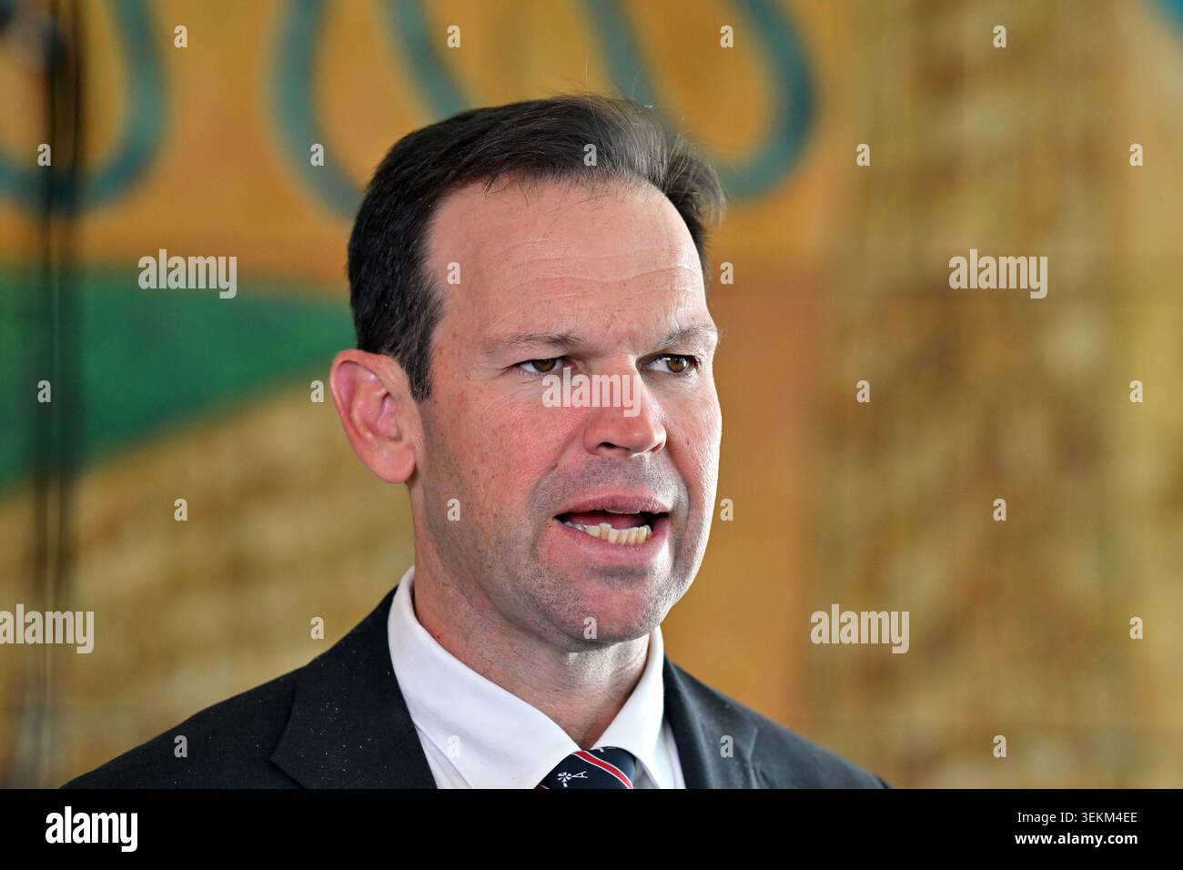 Nationals Leader Matt Canavan at a press conference at Parliament House ...