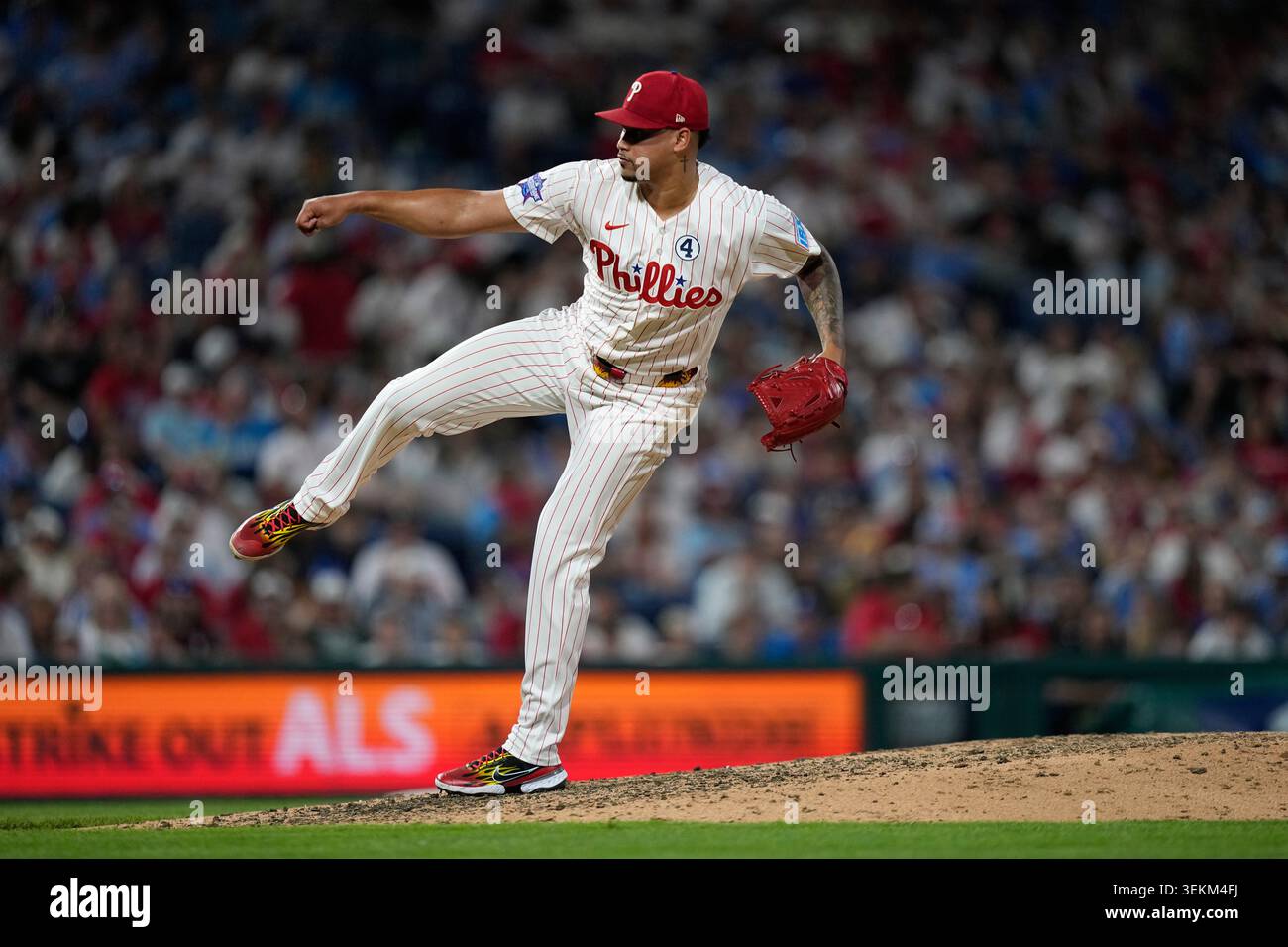 Philadelphia Phillies' Jhoan Duran plays during a baseball game Tuesday ...