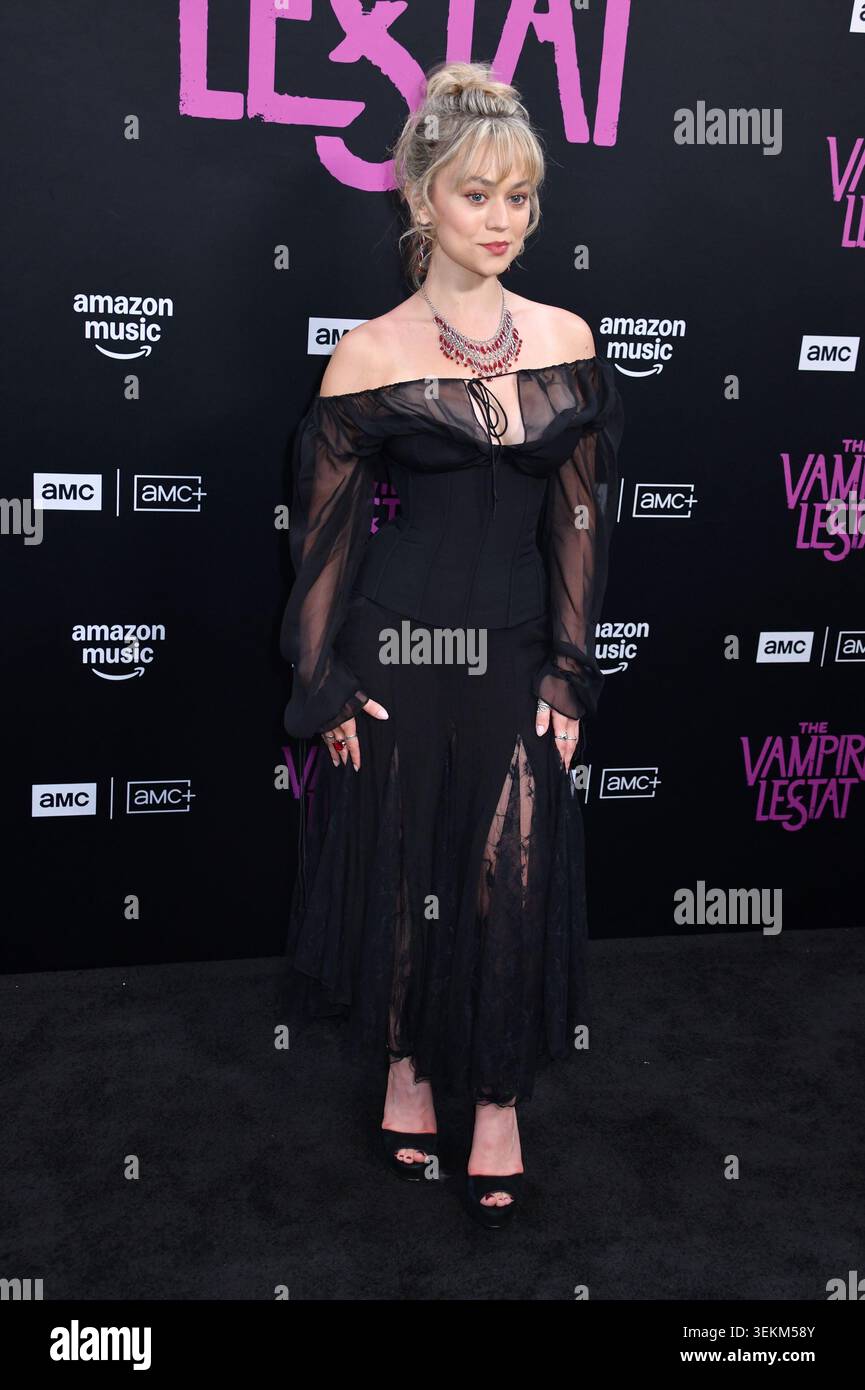 NEW YORK, NY- JUNE 2: Ella Ballentine at The Vampire Lestat: One Night ...
