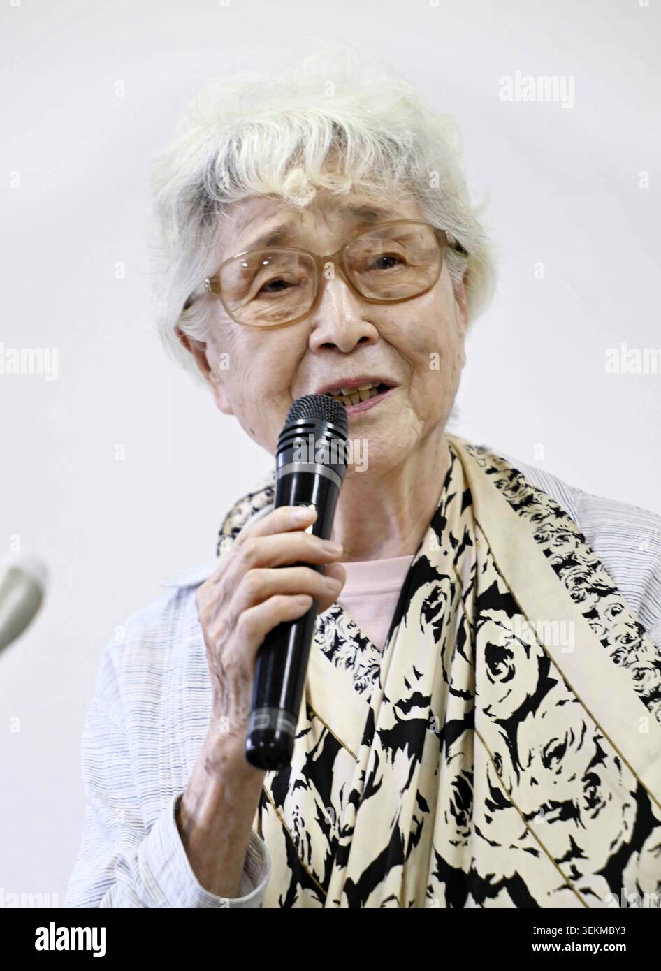 Sakie Yokota, whose daughter Megumi was abducted by North Korea in 1977 ...