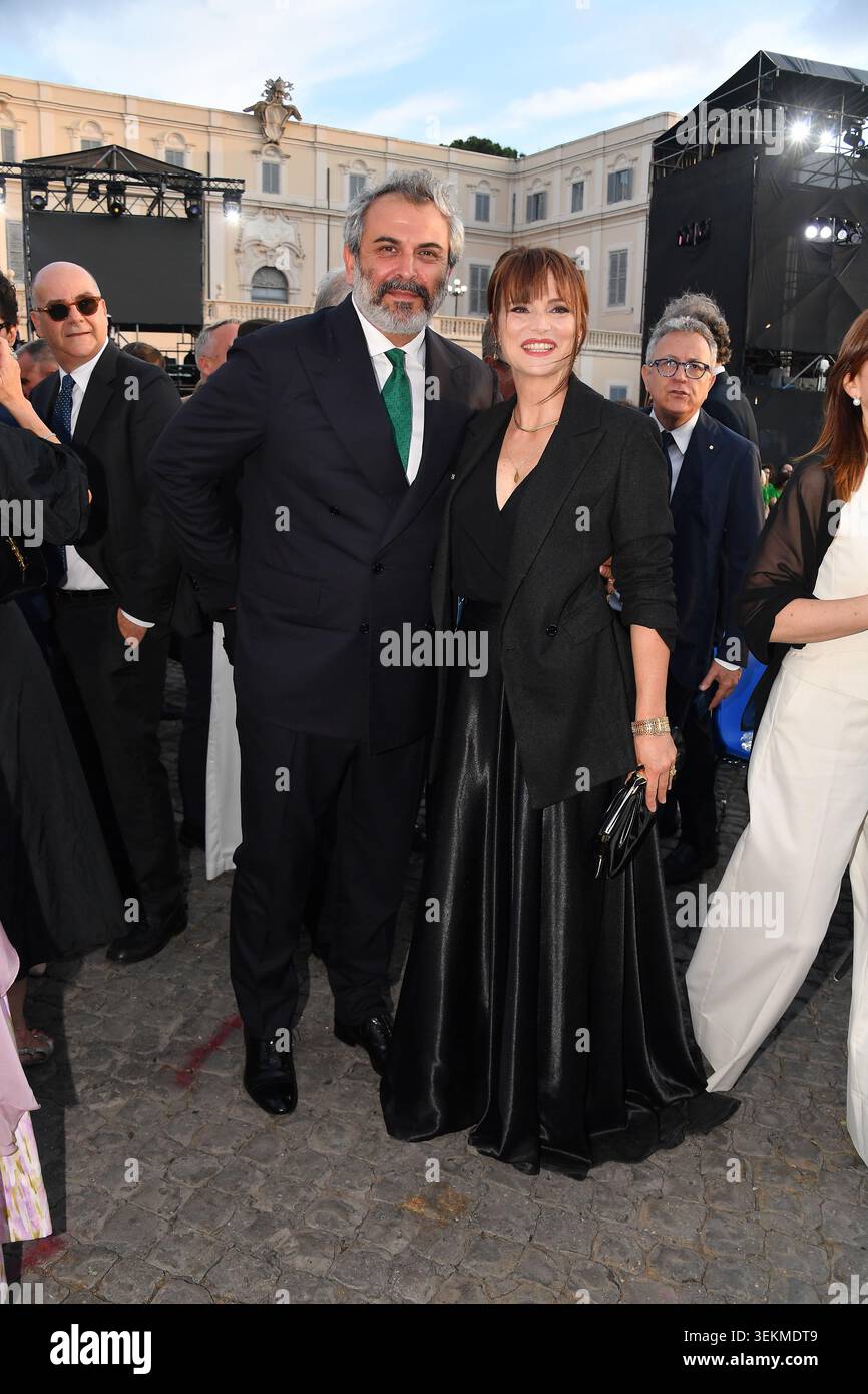 IPA85277180 - Rome , Piazza del Quirinale Party for the 80 Years of the ...