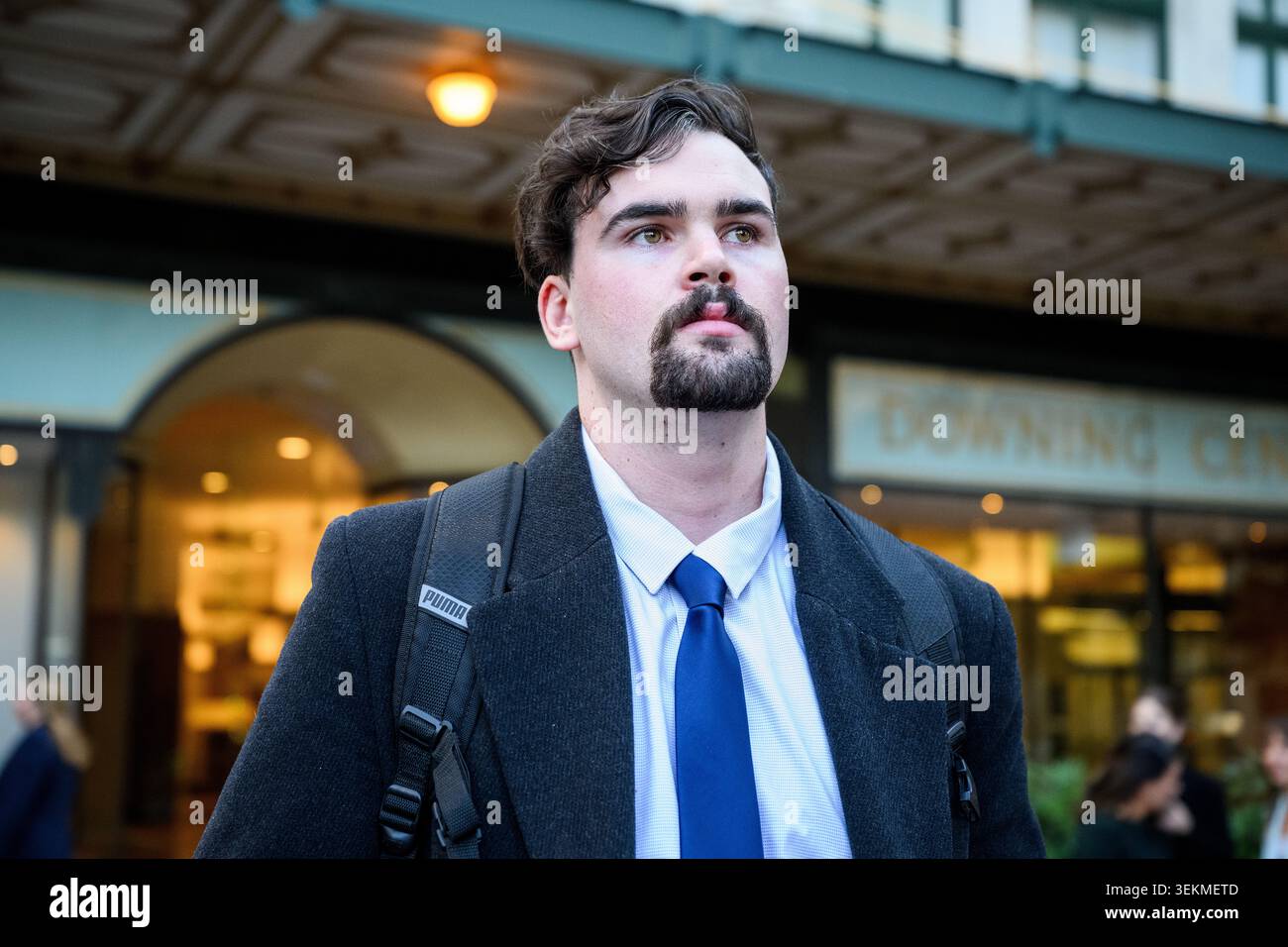 Eli Joseph Toby departs the Downing Centre Court, in Sydney, Wednesday ...