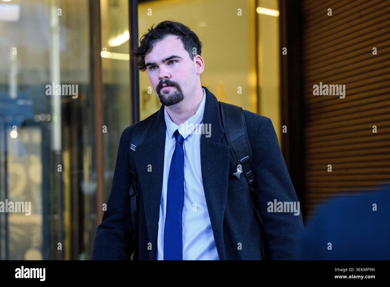 Eli Joseph Toby departs the Downing Centre Court, in Sydney, Wednesday ...