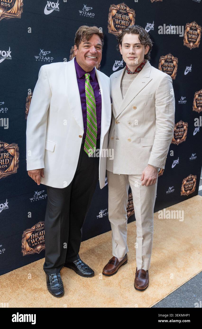 Dale Badway and LJ Benet attend 80th annual Theatre World Awards ...