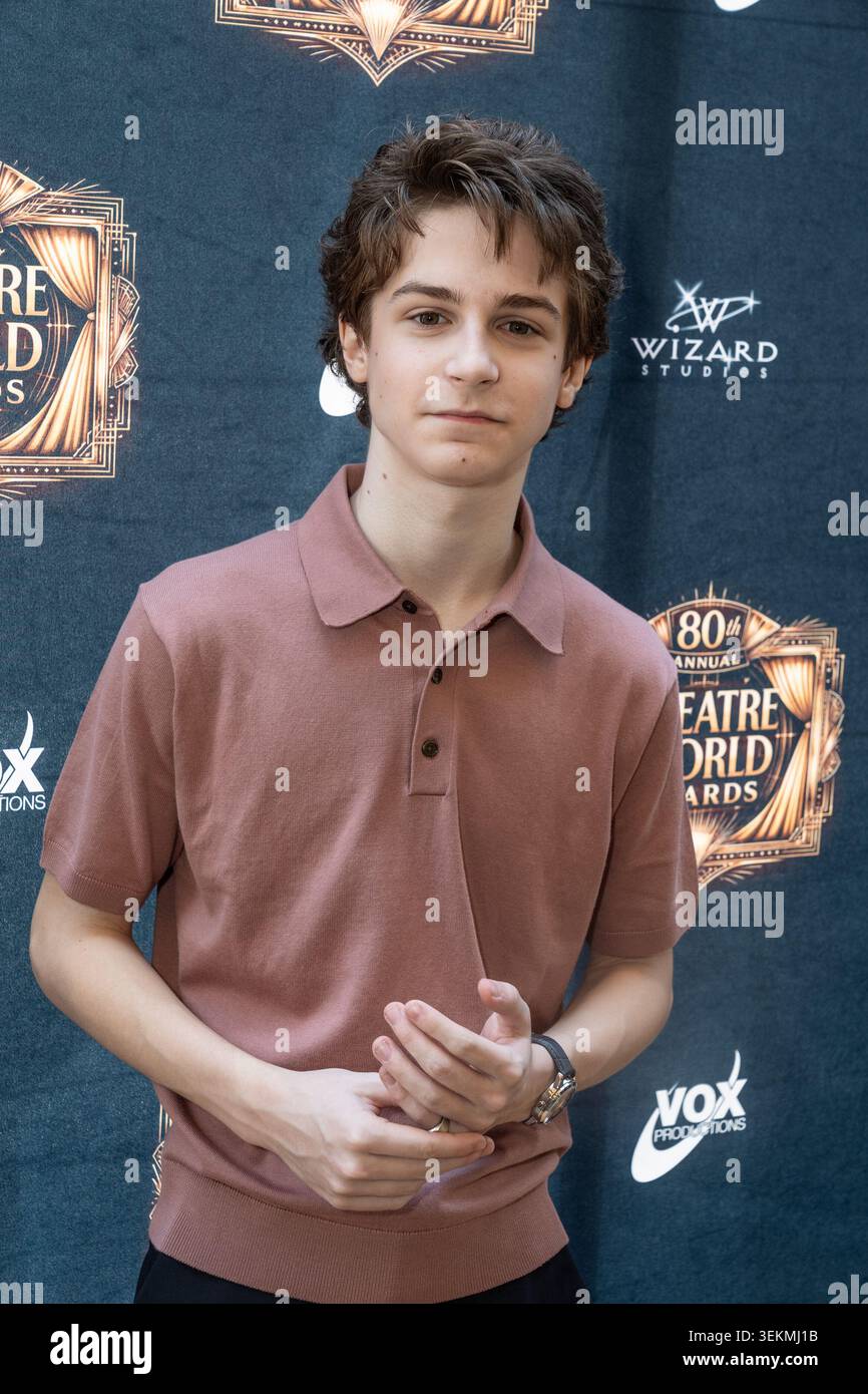 Benjamin Pajak attends 80th annual Theatre World Awards ceremony at The ...