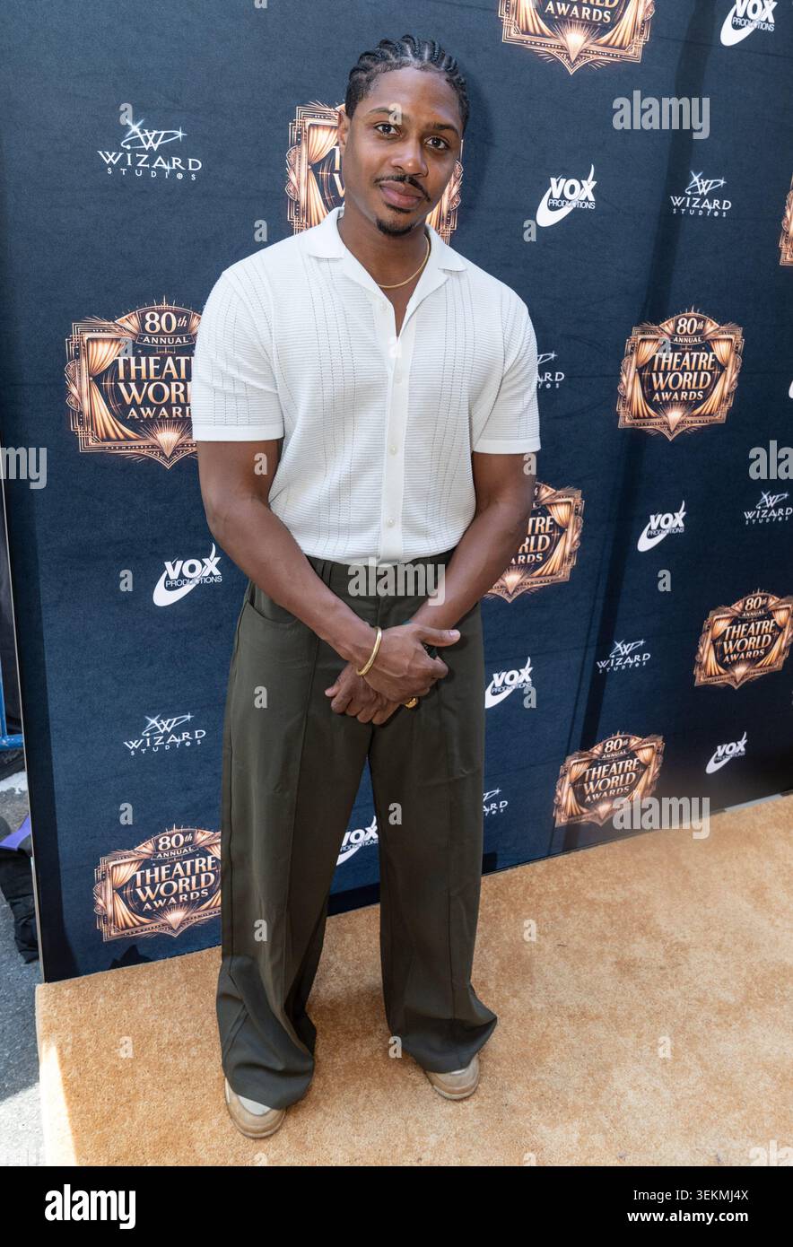 Ephraim Sykes attends 80th annual Theatre World Awards ceremony at The ...