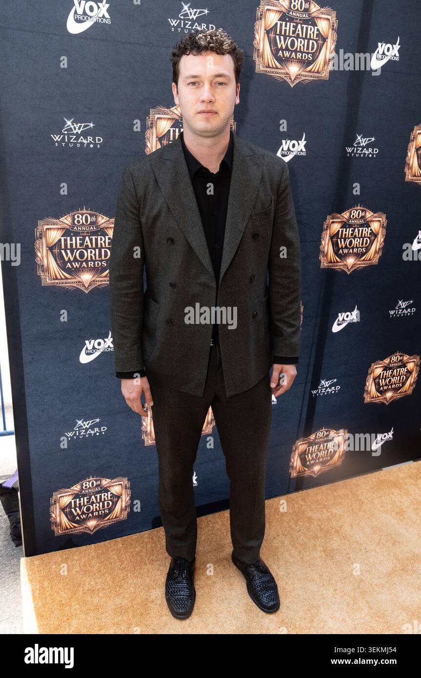 Will Harrison attends 80th annual Theatre World Awards ceremony at The ...