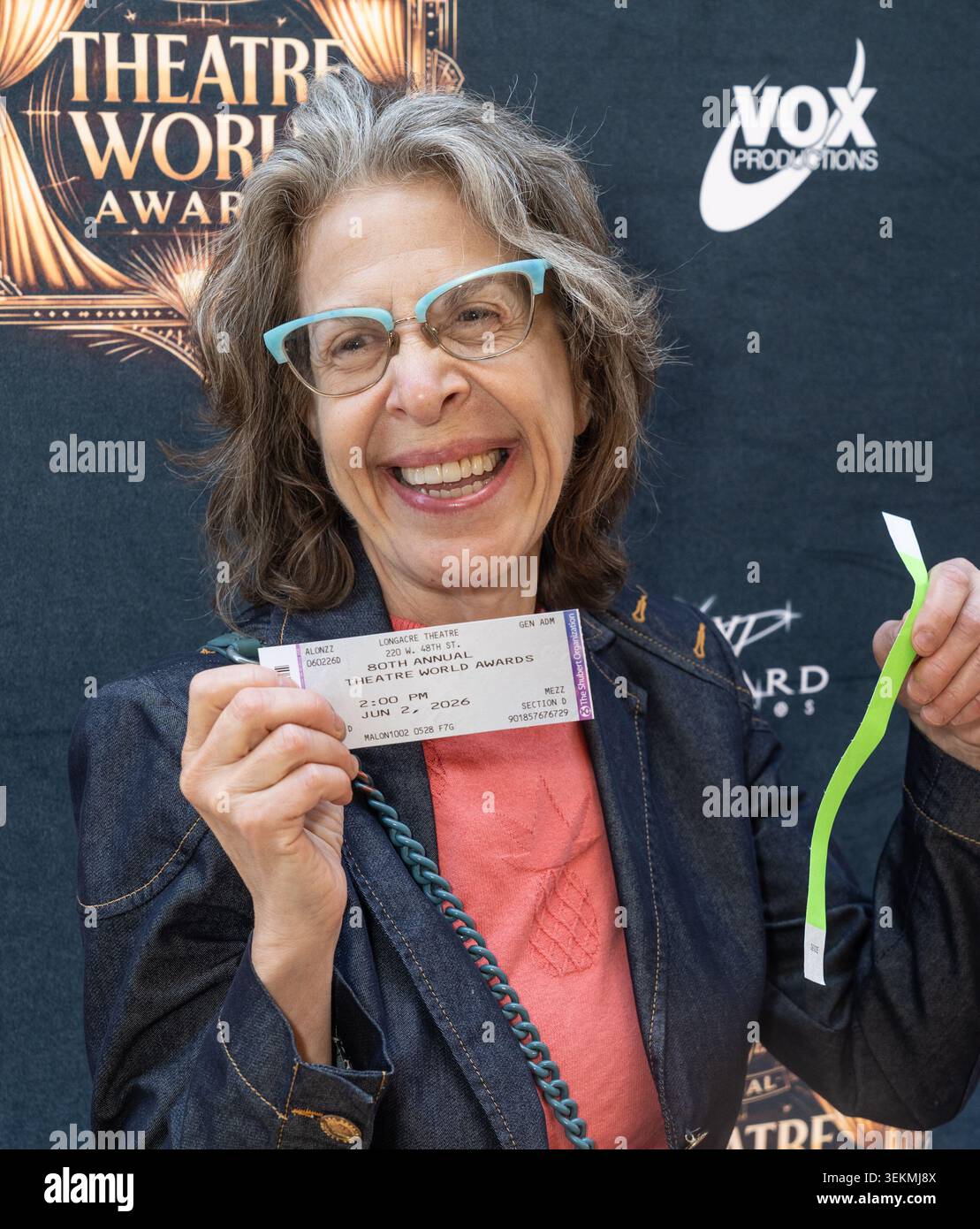 Jackie Hoffman attends 80th annual Theatre World Awards ceremony at The ...