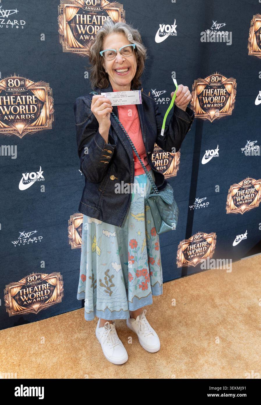 Jackie Hoffman attends 80th annual Theatre World Awards ceremony at The ...