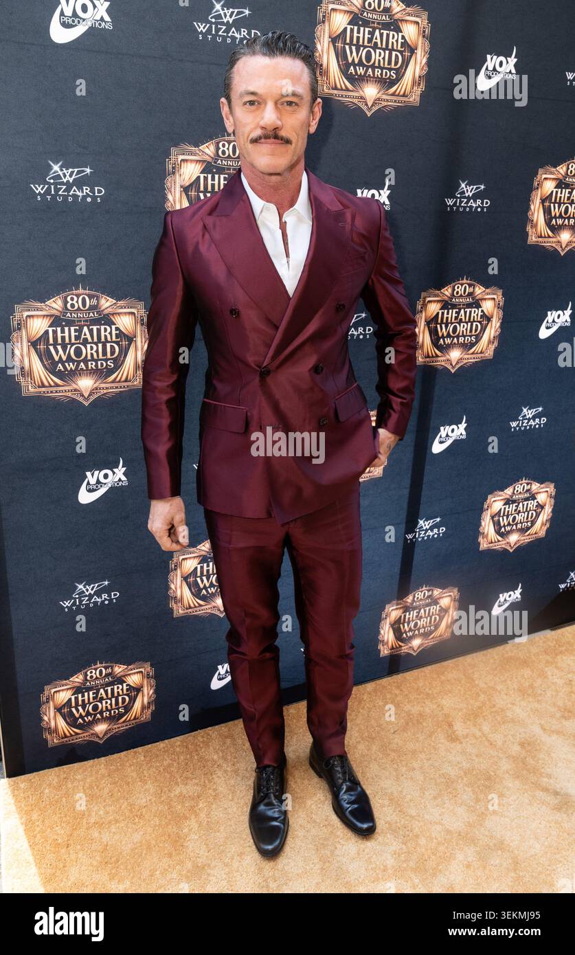 Luke Evans attends 80th annual Theatre World Awards ceremony at The ...