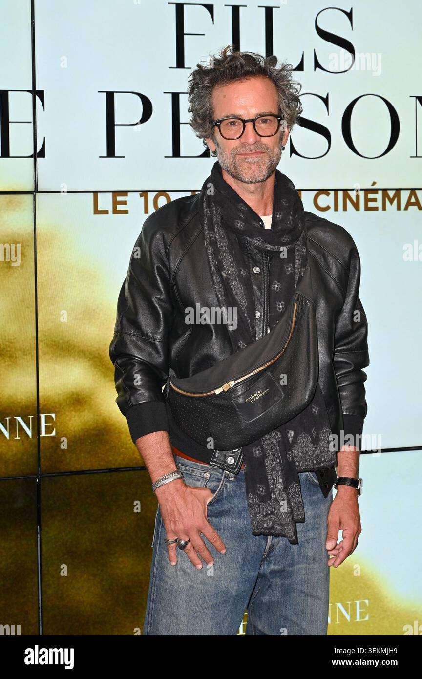 Romain Duris attending the premiere of the film ‘Fils de personne’ held ...