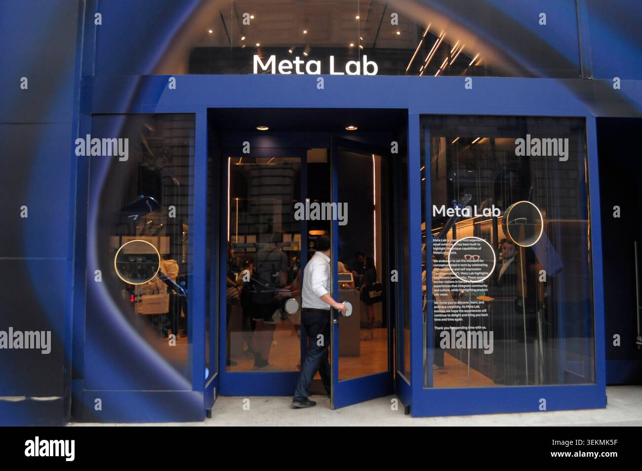 A Meta Lab store is seen in Manhattan, New York City. (Photo by Jimin ...