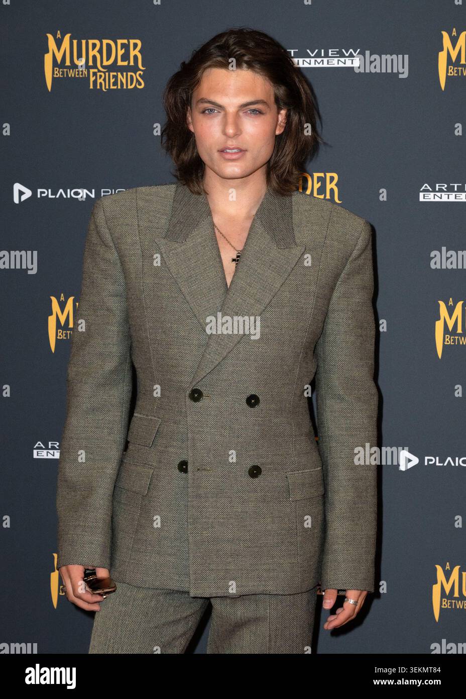 Damian Hurley attends "A Murder Between Friends" UK Premiere at the ...