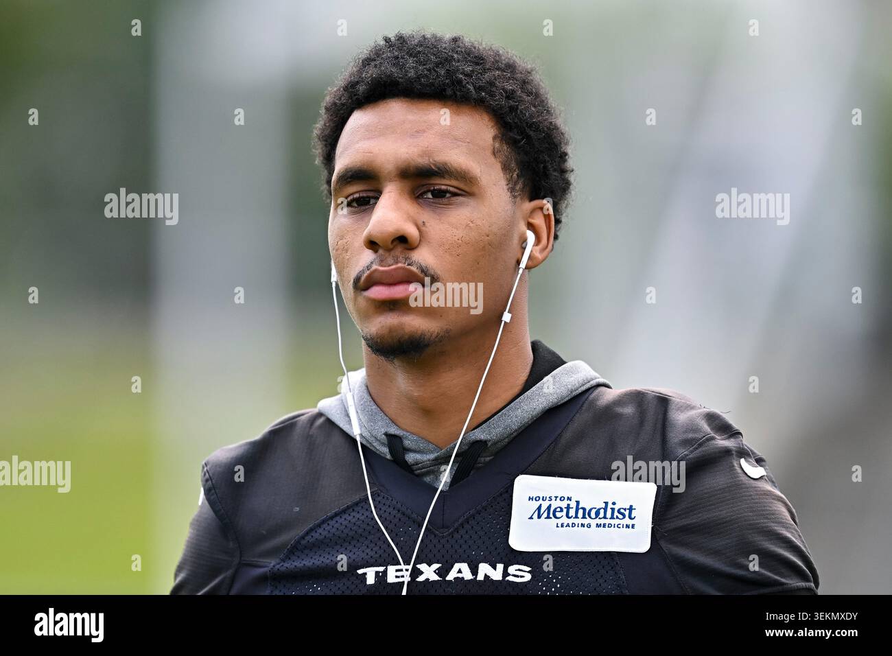 Houston Texans wide receiver Josh Kelly arrives for the NFL football ...