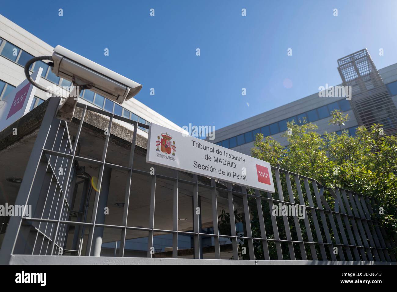 The exterior façade of Criminal Court number 6 at the judicial ...