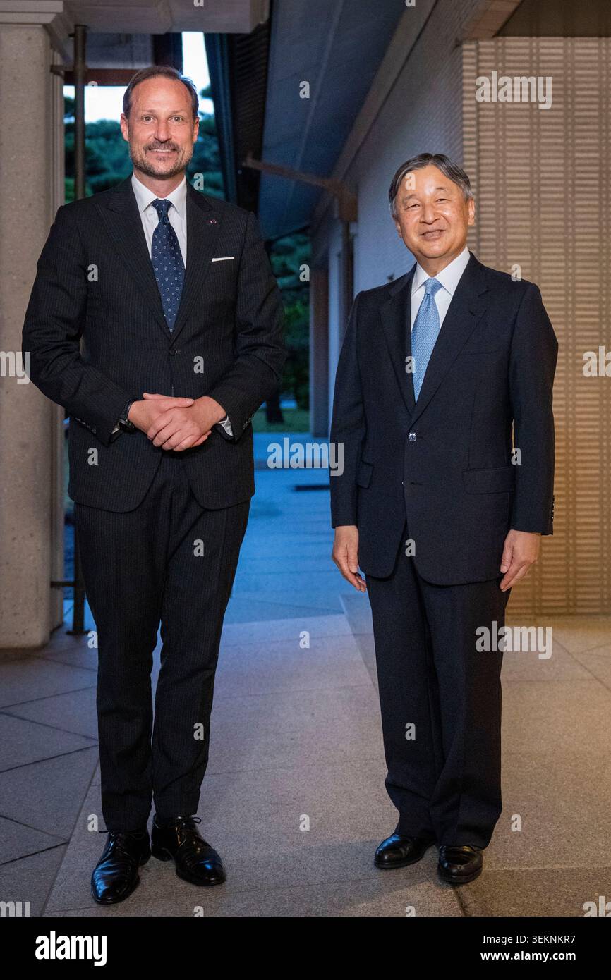 Tokyo, Japan 20260603. Crown Prince Haakon greets Japan's Emperor ...