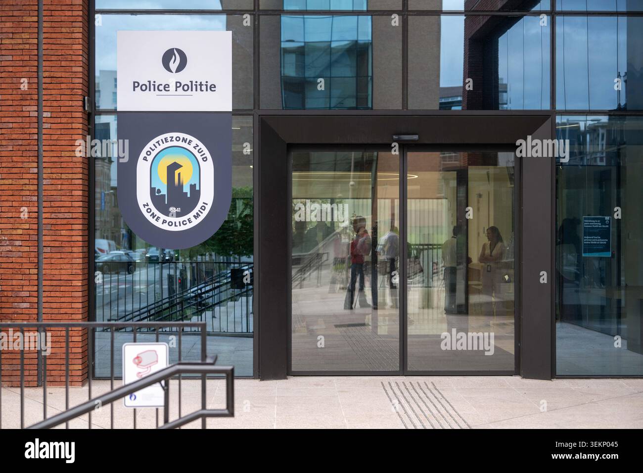 The exterior of the building is seen during the opening of the new ...