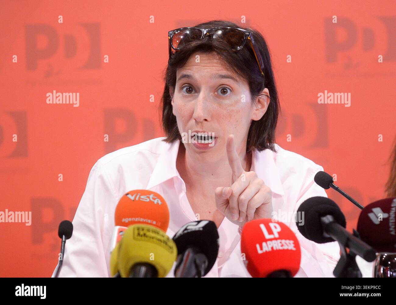 IPA85289471 - Rome Press conference to present PD Democratic Party's ...