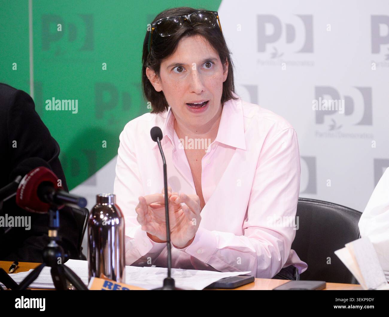 IPA85289457 - Rome Press conference to present PD Democratic Party's ...