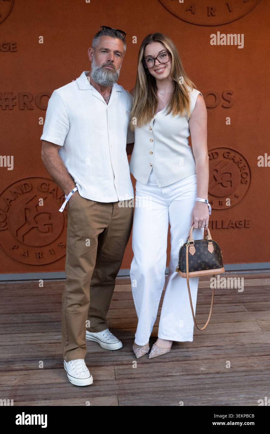 Singer Emma from Star Academy and her father attend the 2026 French ...