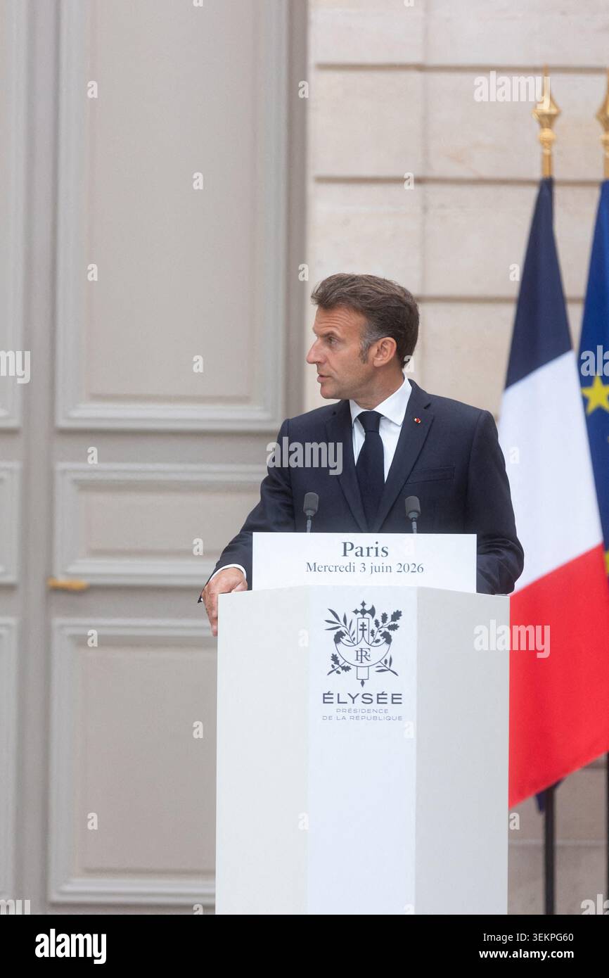 France's President Emmanuel Macron and Hungary's Prime Minister Peter ...