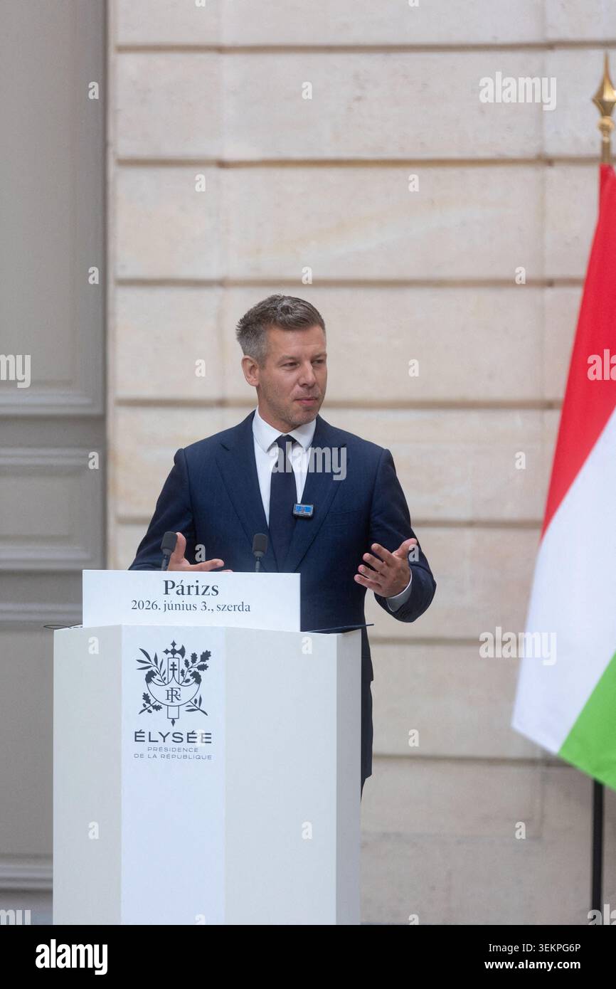 France's President Emmanuel Macron and Hungary's Prime Minister Peter ...