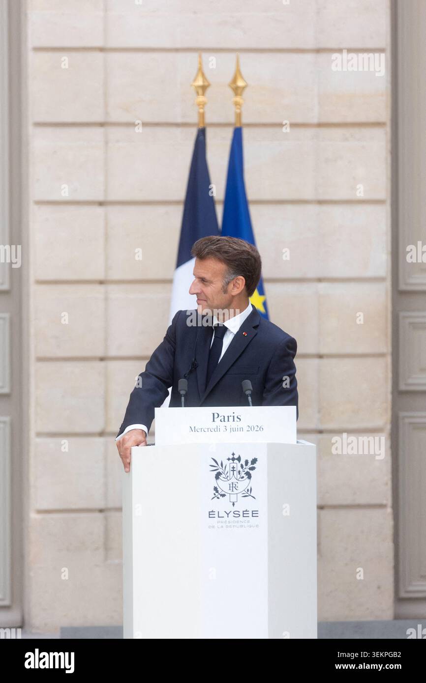 France's President Emmanuel Macron and Hungary's Prime Minister Peter ...