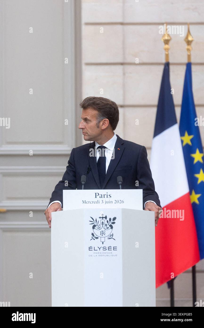 France's President Emmanuel Macron and Hungary's Prime Minister Peter ...