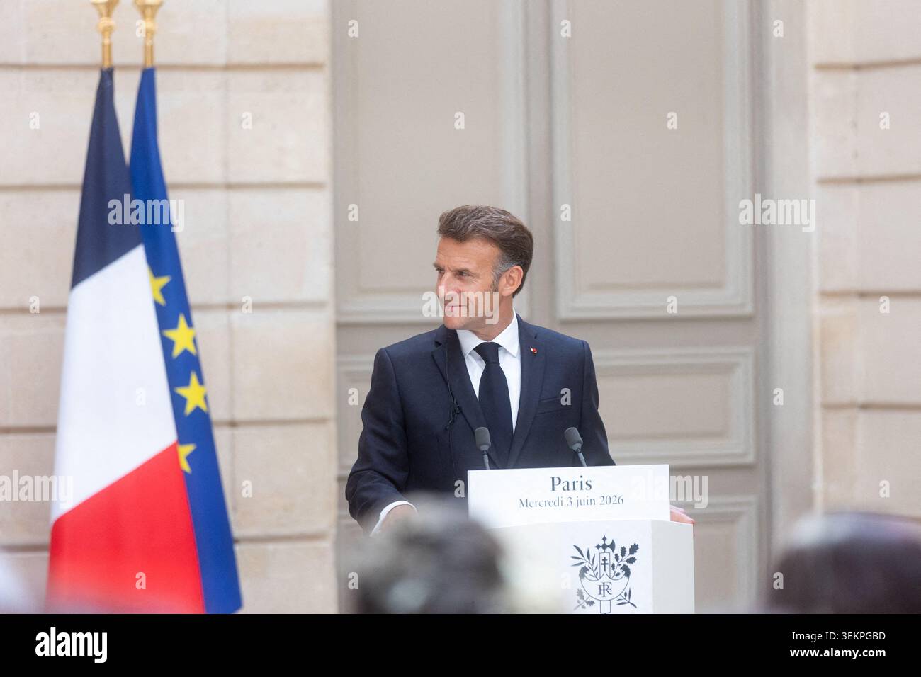 France's President Emmanuel Macron and Hungary's Prime Minister Peter ...