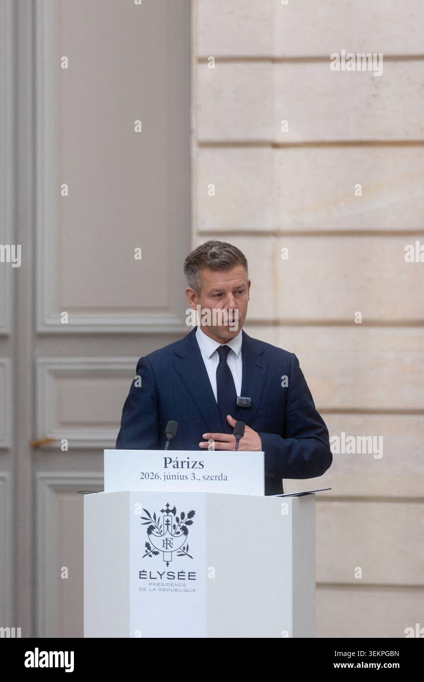 France's President Emmanuel Macron and Hungary's Prime Minister Peter ...