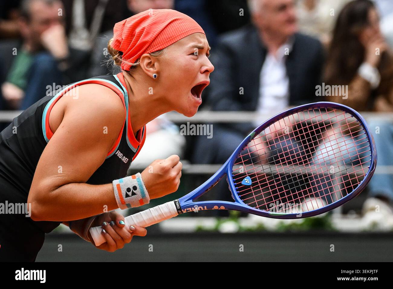 Diana SHNAIDER of Russia celebrates his point during the eleventh day ...