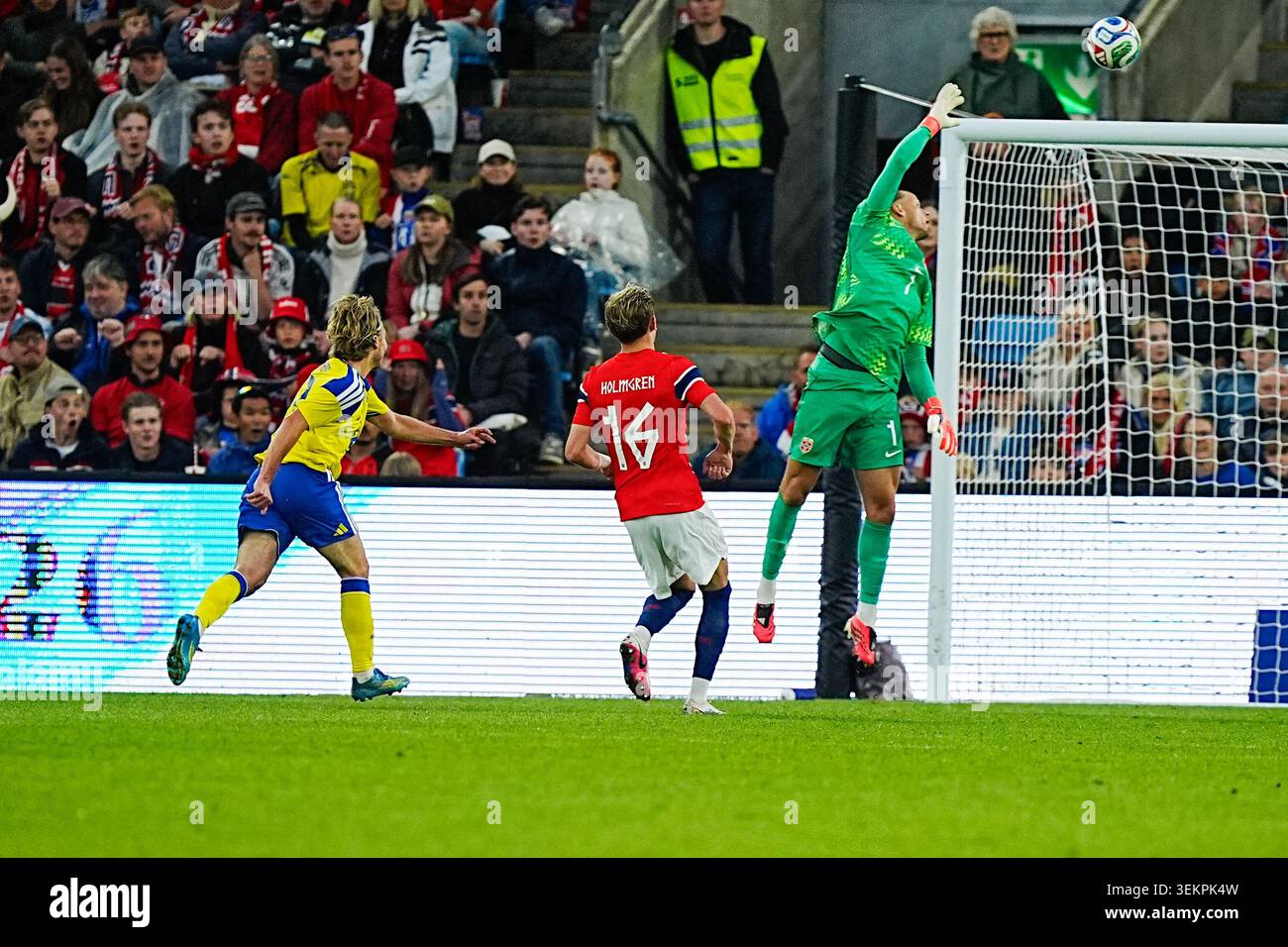 Oslo 20260601. Norway's goalkeeper Ørjan Håskjold Nyland during the ...