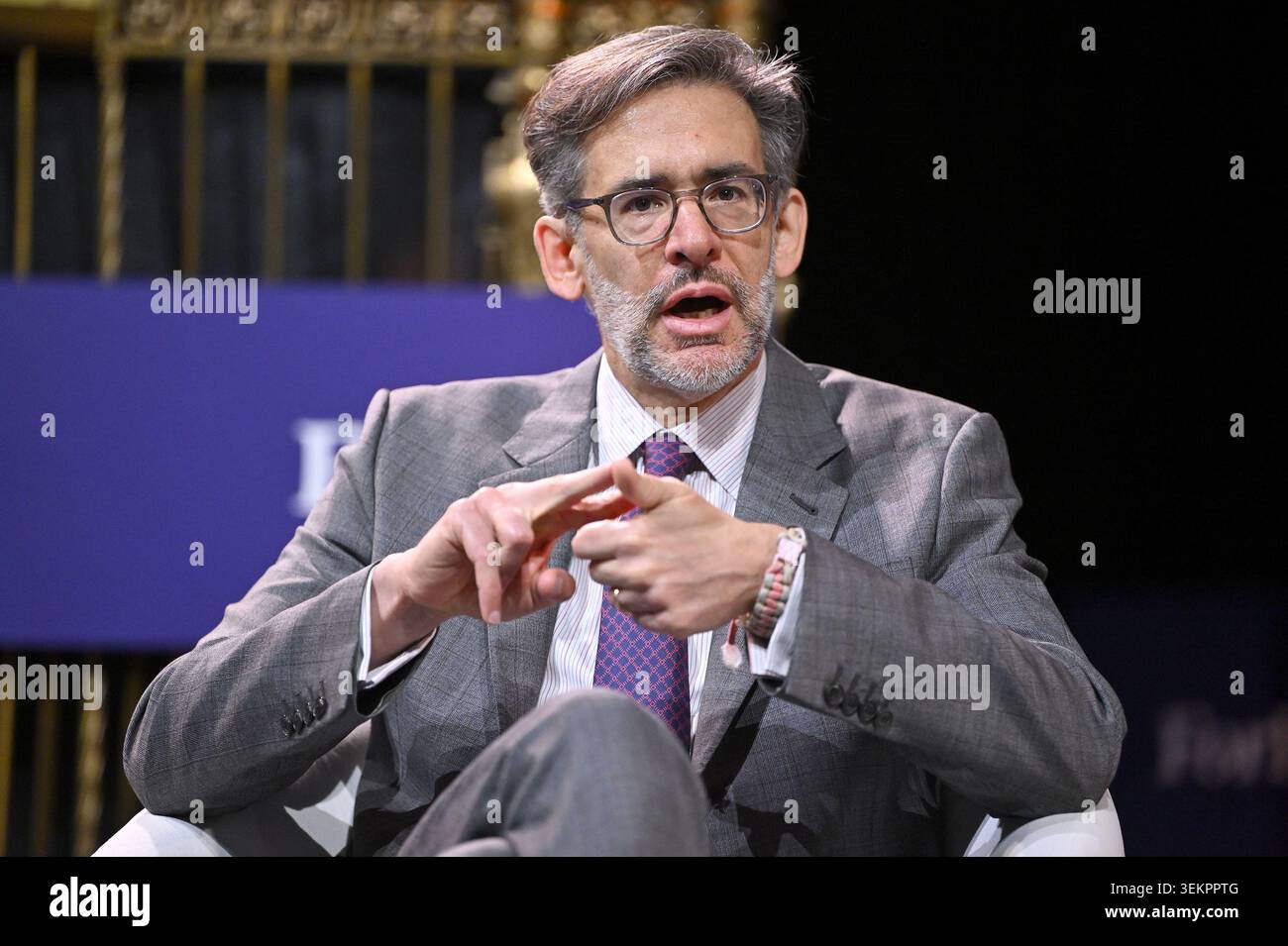 Alex Clavel, CEO SoftBank Visions Funds, speaks at the 2026 Forbes ...