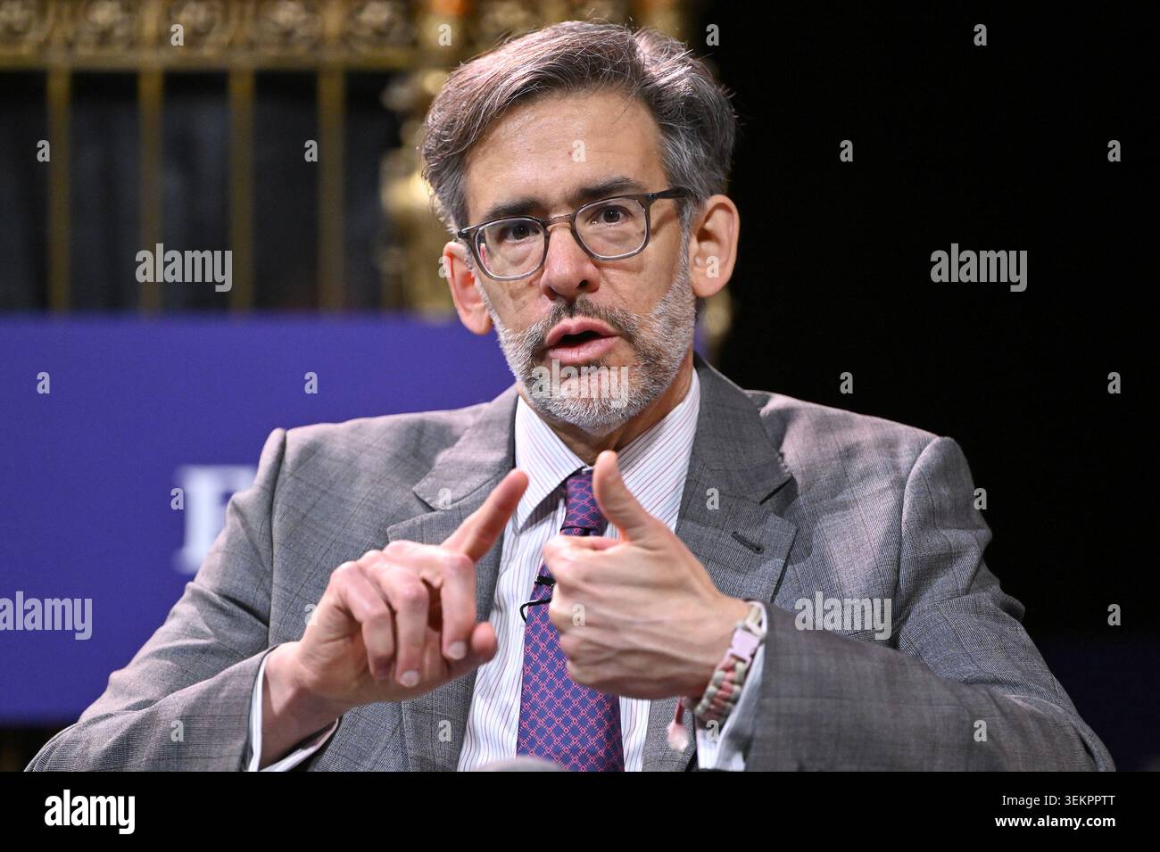 Alex Clavel, CEO SoftBank Visions Funds, speaks at the 2026 Forbes ...