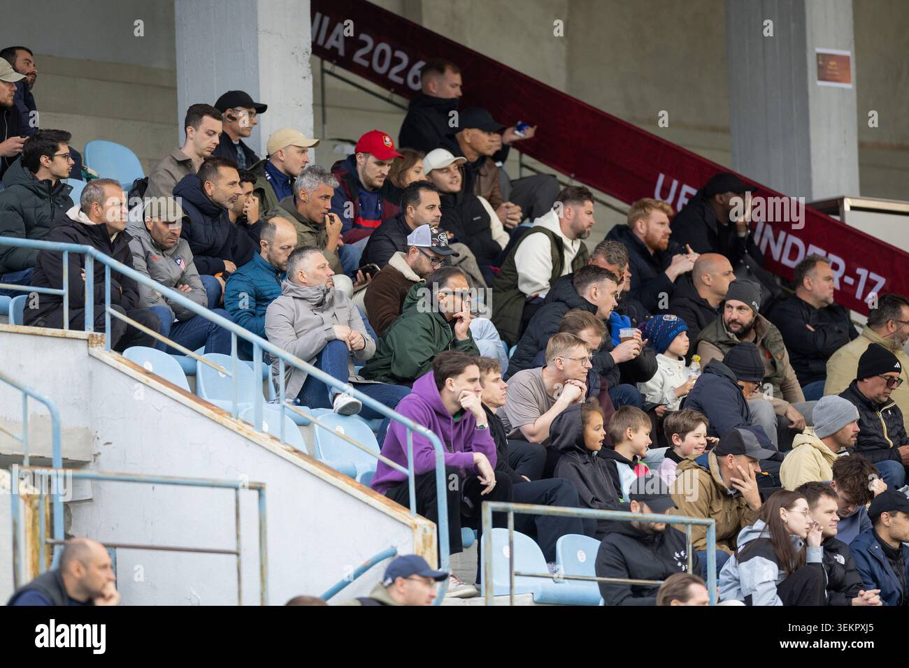 TALLIN, ESTONIA - MAY 29: Spectators during the UEFA European Under-17 ...