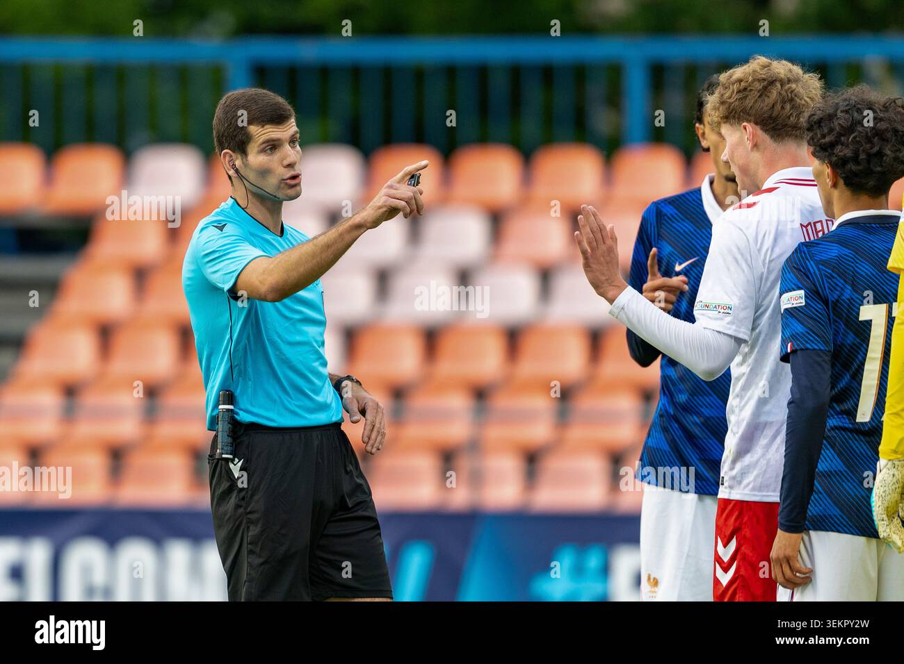 TALLIN, ESTONIA - MAY 29: Referee Asker Nadjafaliev from Uzbekistan ...